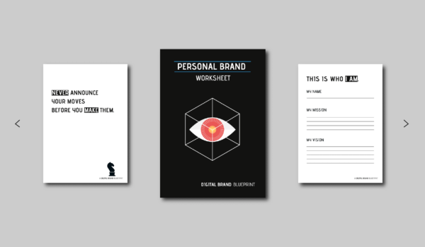 Personal Branding Worksheet - Digital Brand Blueprint